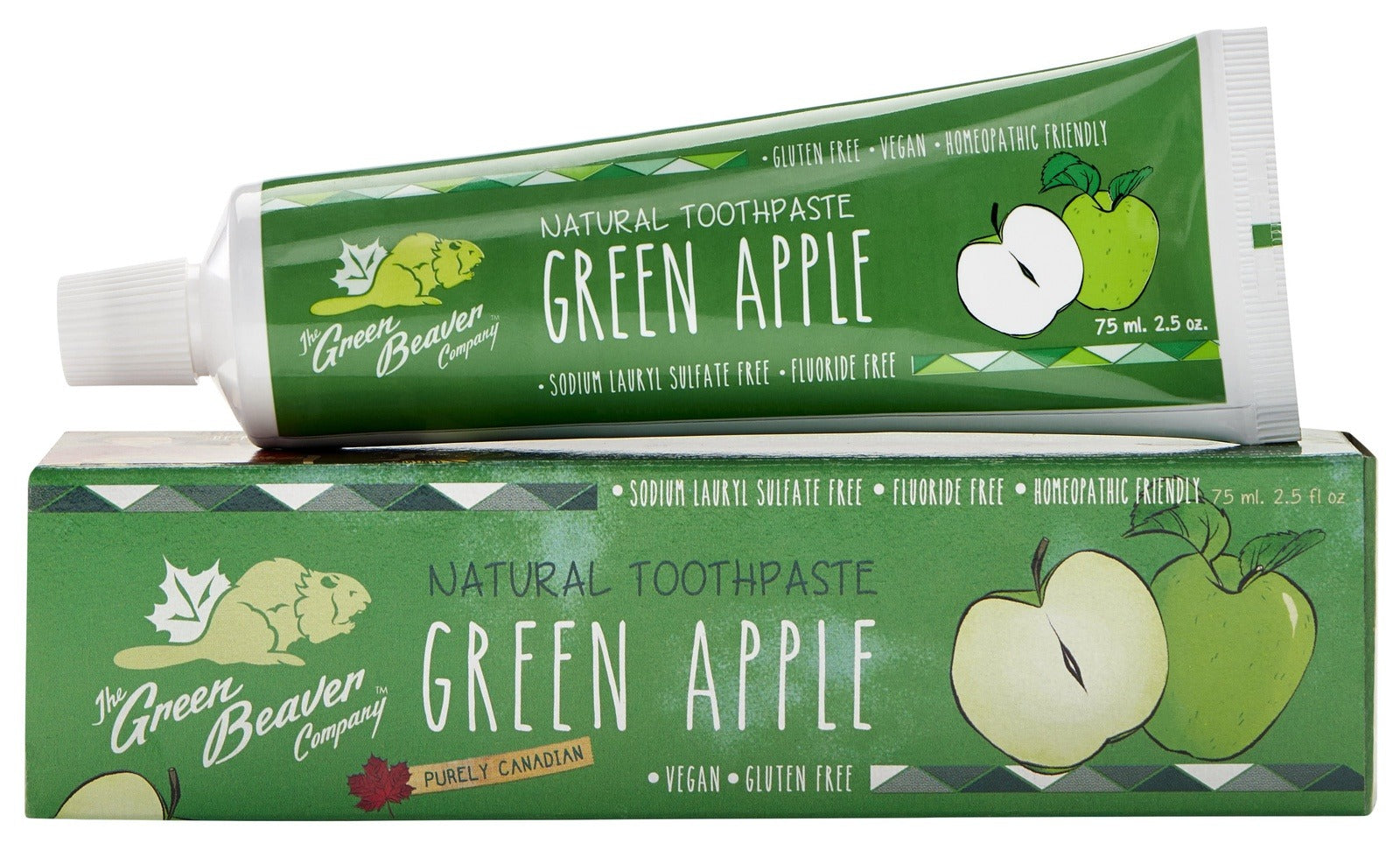 Buy Green Beaver Natural Toothpaste - Green Apple (75 mL) for $9.59 CAD ...