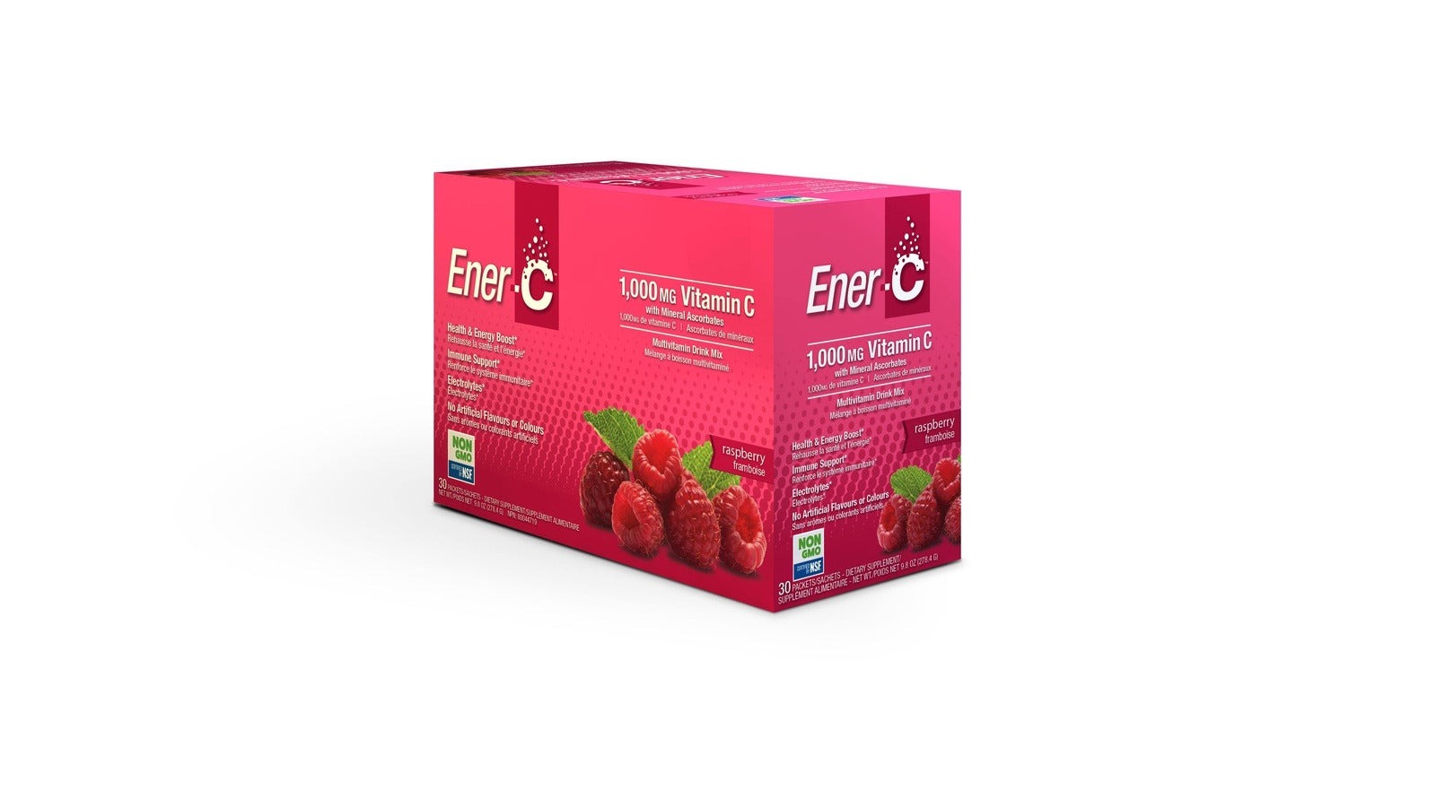Buy Ener-C 1000 mg Vitamin C - Raspberry (30 Packets) for $19.48 CAD ...