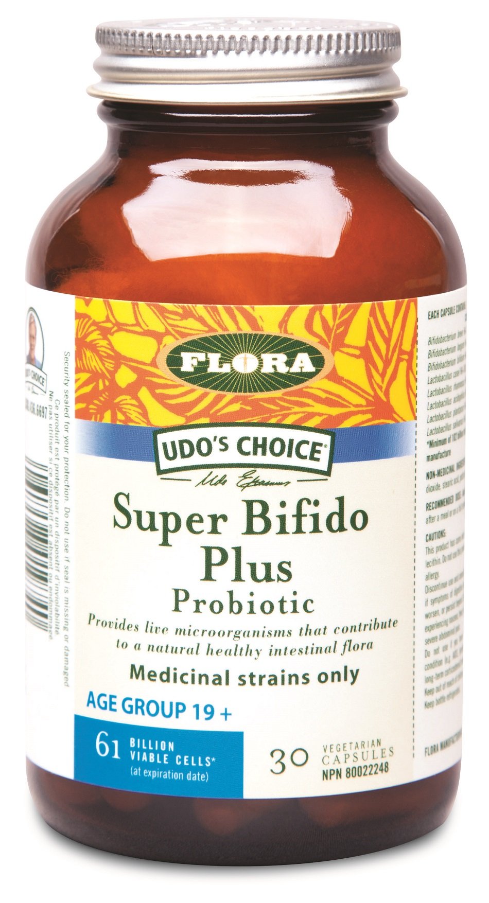 Buy Flora Super Bifido Probiotic 61 Billion Viable Cells (30 VCaps) for ...