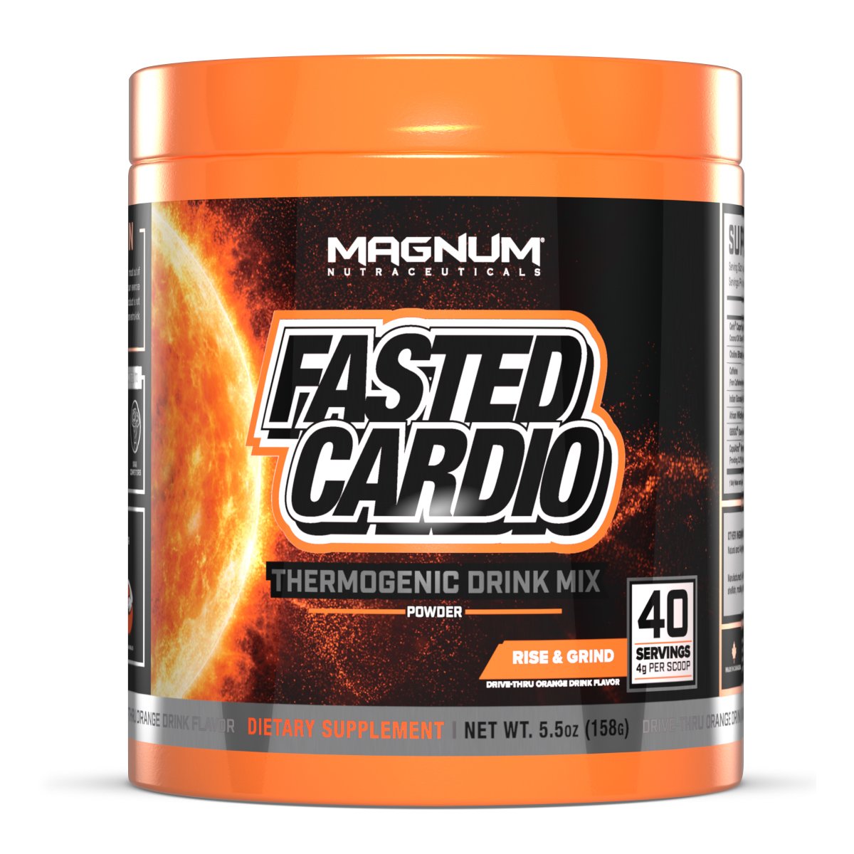 Buy Magnum Nutraceuticals Fasted Cardio Thermogenic Drink Mix - Orange ...