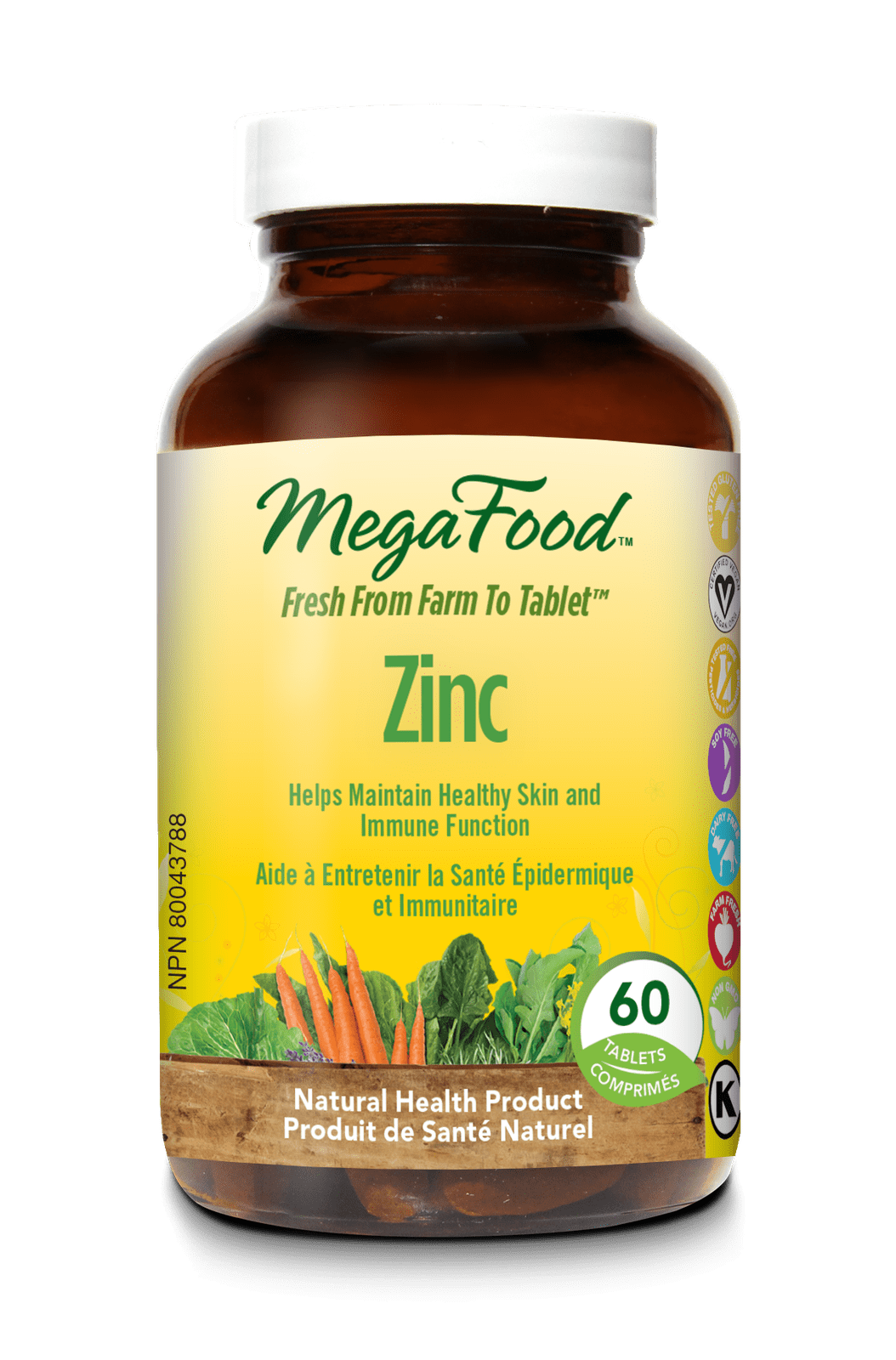 Buy MegaFood Zinc for Immune Support | Vitasave Canada