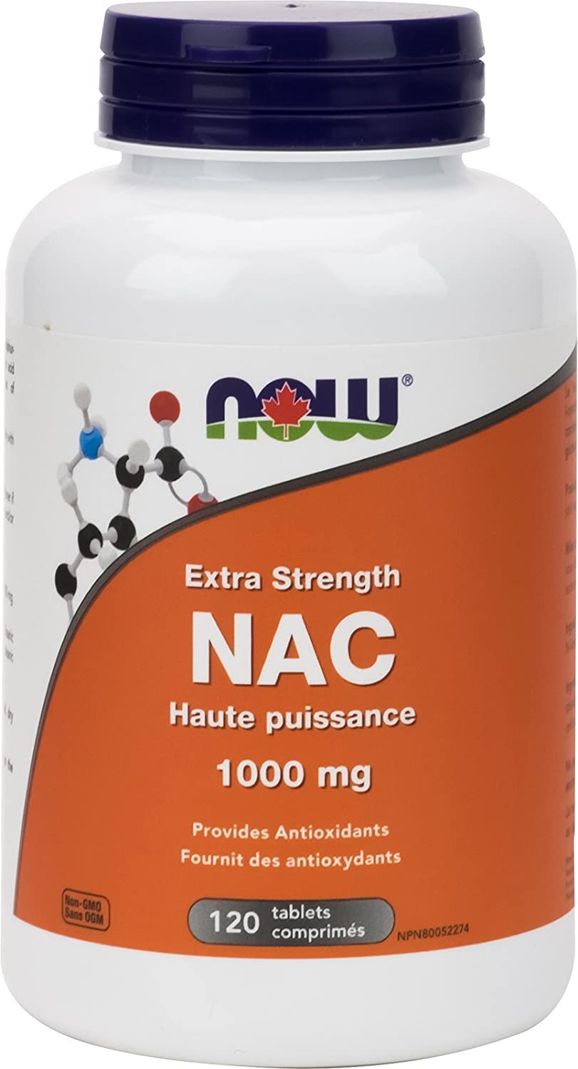 Buy NOW NAC Extra Strength 1000 mg (120 Tablets) for $56.24 CAD - Vitasave