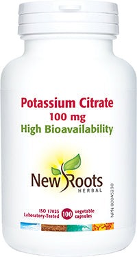 Buy New Roots Potassium Citrate 100 mg (100 VCaps) for $16.12 CAD ...