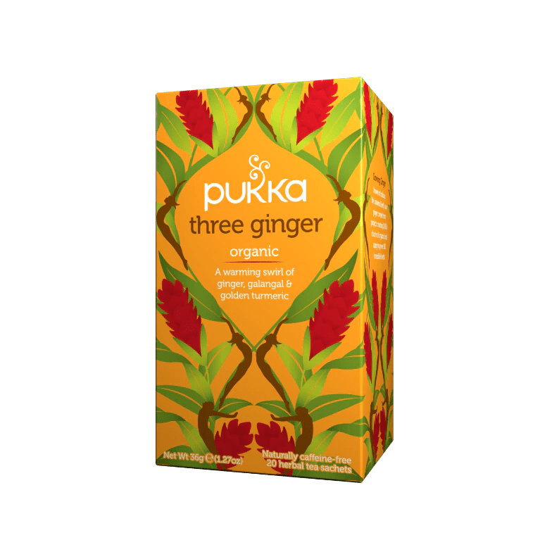 Buy Pukka Three Ginger Herbal Tea (20 Sachets) for $10.89 CAD - Vitasave